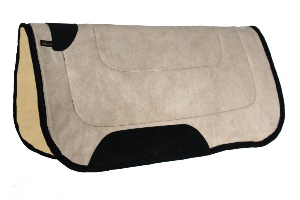 Contoured Southwest Round Skirt Saddle Pad w/ Wool Bottom, 28" x 32 ...