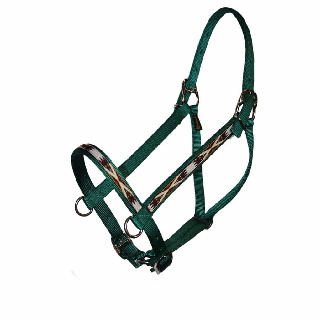 Parker Overlay Adjustable Halter with D-Rings, No Snap - Horse Tack ...